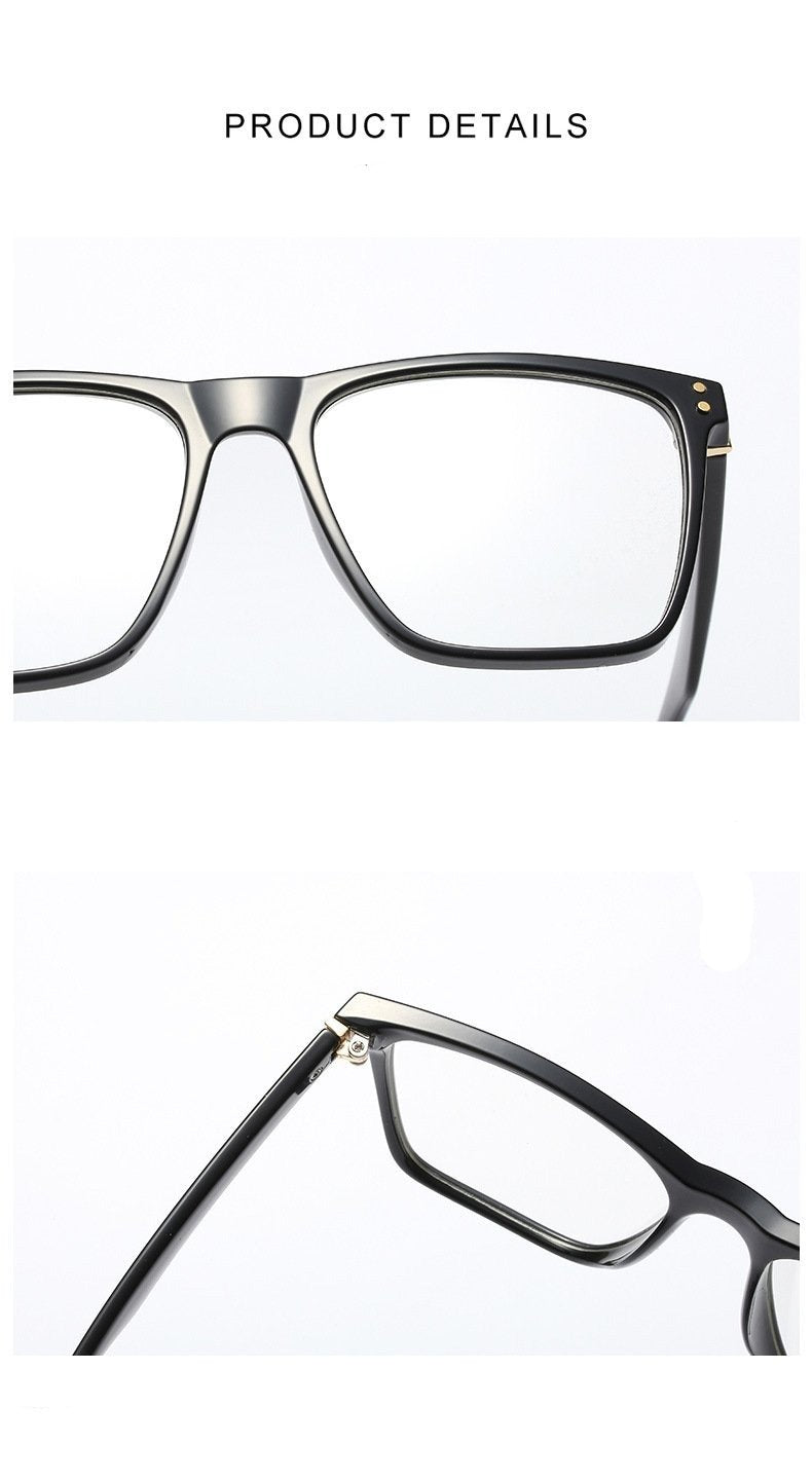 Oversized Square Frame Eyeglasses For Men - SunglassesCraft